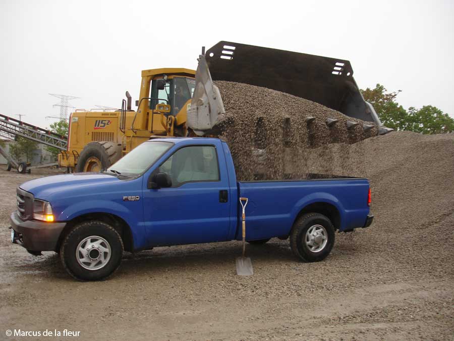 Hauling recycled aggregate | Reshaping our Footprint